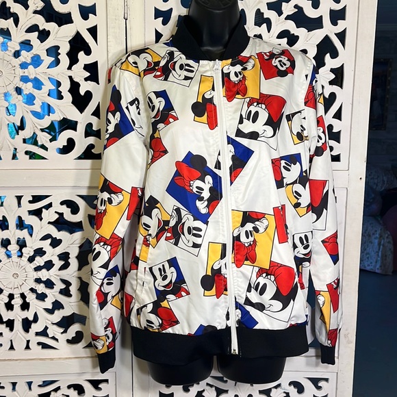 Disney | Jackets & Coats | Disney Light Weight Bomber Style Jacket ...